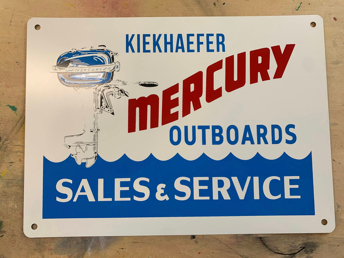 Mercury Outboard Motor Sign – DKG Signs