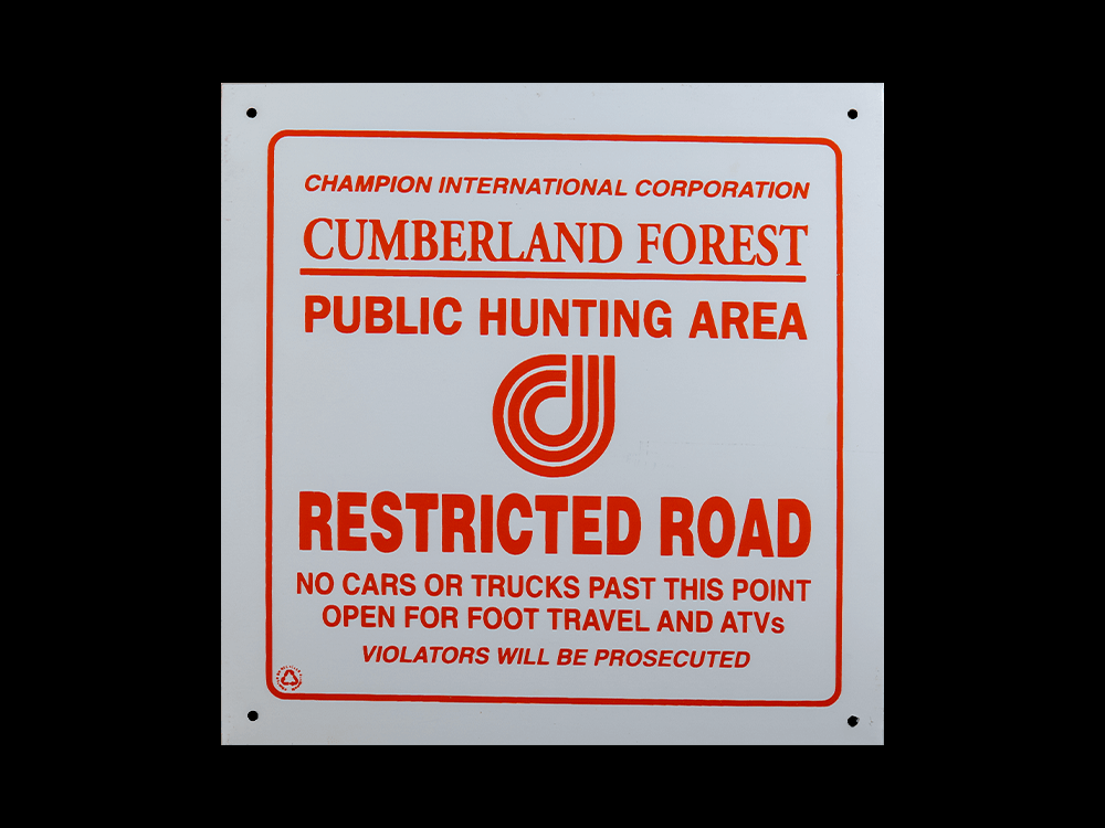 Cumberland Forest Restricted Road Sign – DKG Signs