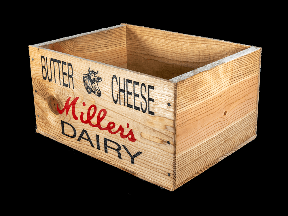 Miller's Dairy Butter & Cheese Box – DKG Signs