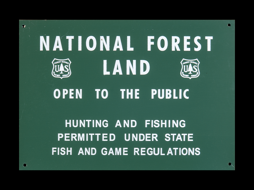 National Forest Land Sign – DKG Signs