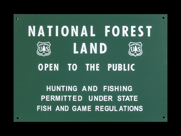 National Forest Land Sign – DKG Signs